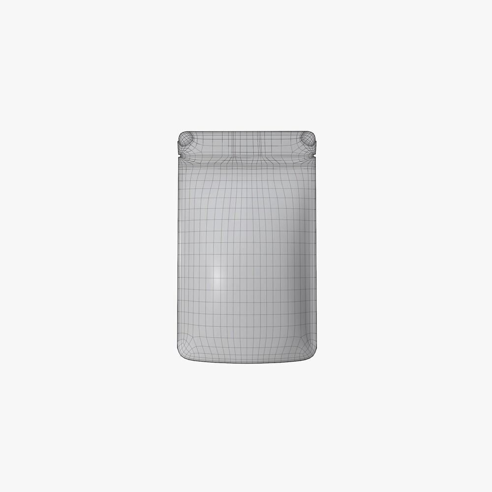 Craft Paper Pouch Bag 02 3D model - Download Mockup on 3DModels.org