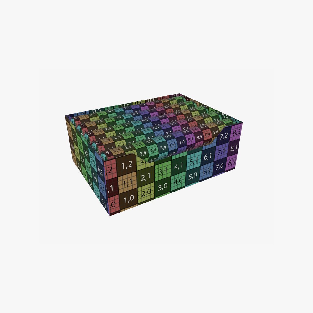 Chewing Gum Package Cylindrical Shape In Box 3D model - Download ...
