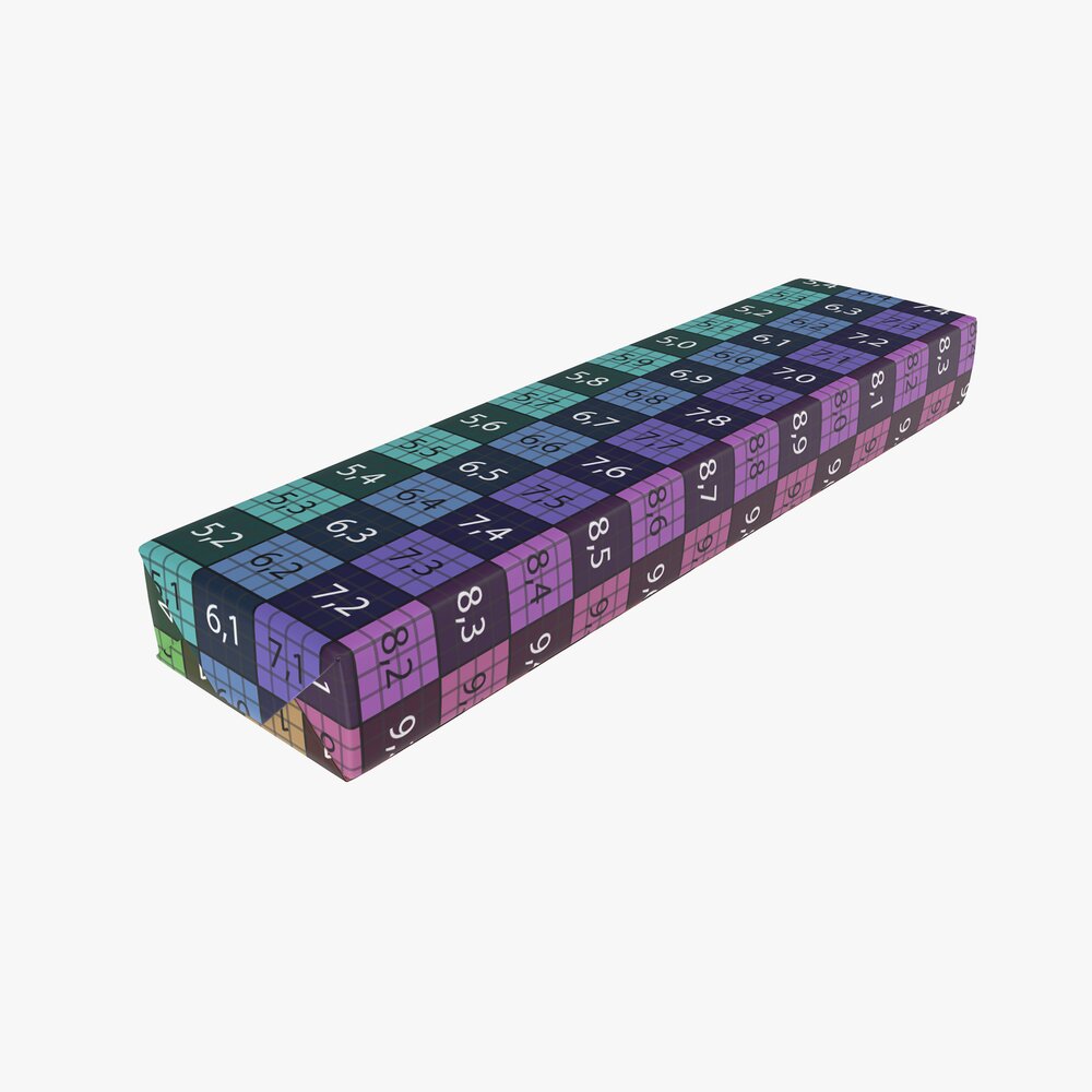 Pack Of Chewing Gum 02 3D model - Download Dessert on 3DModels.org