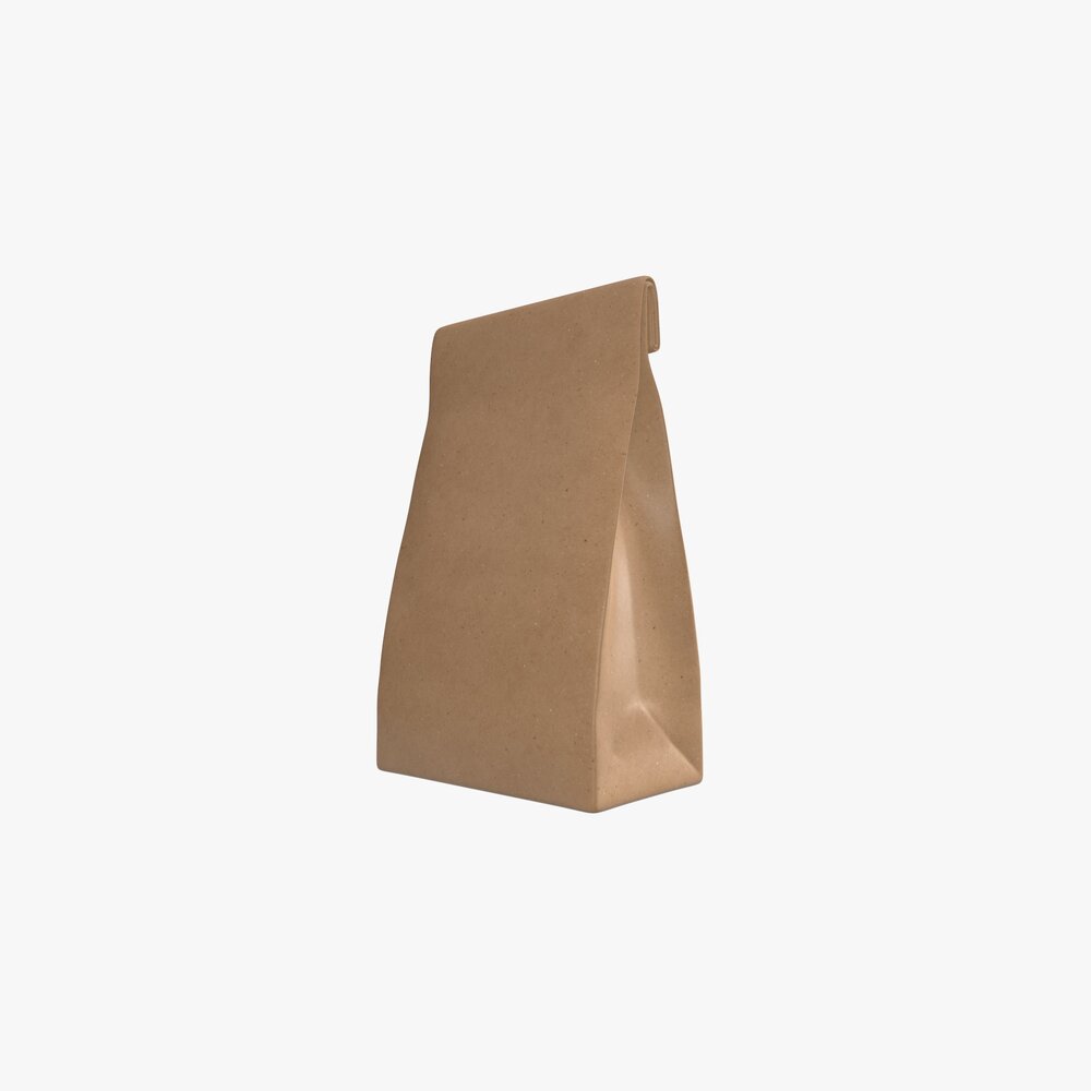 Craft Paper Package 01 3D model - Download Mockup on 3DModels.org