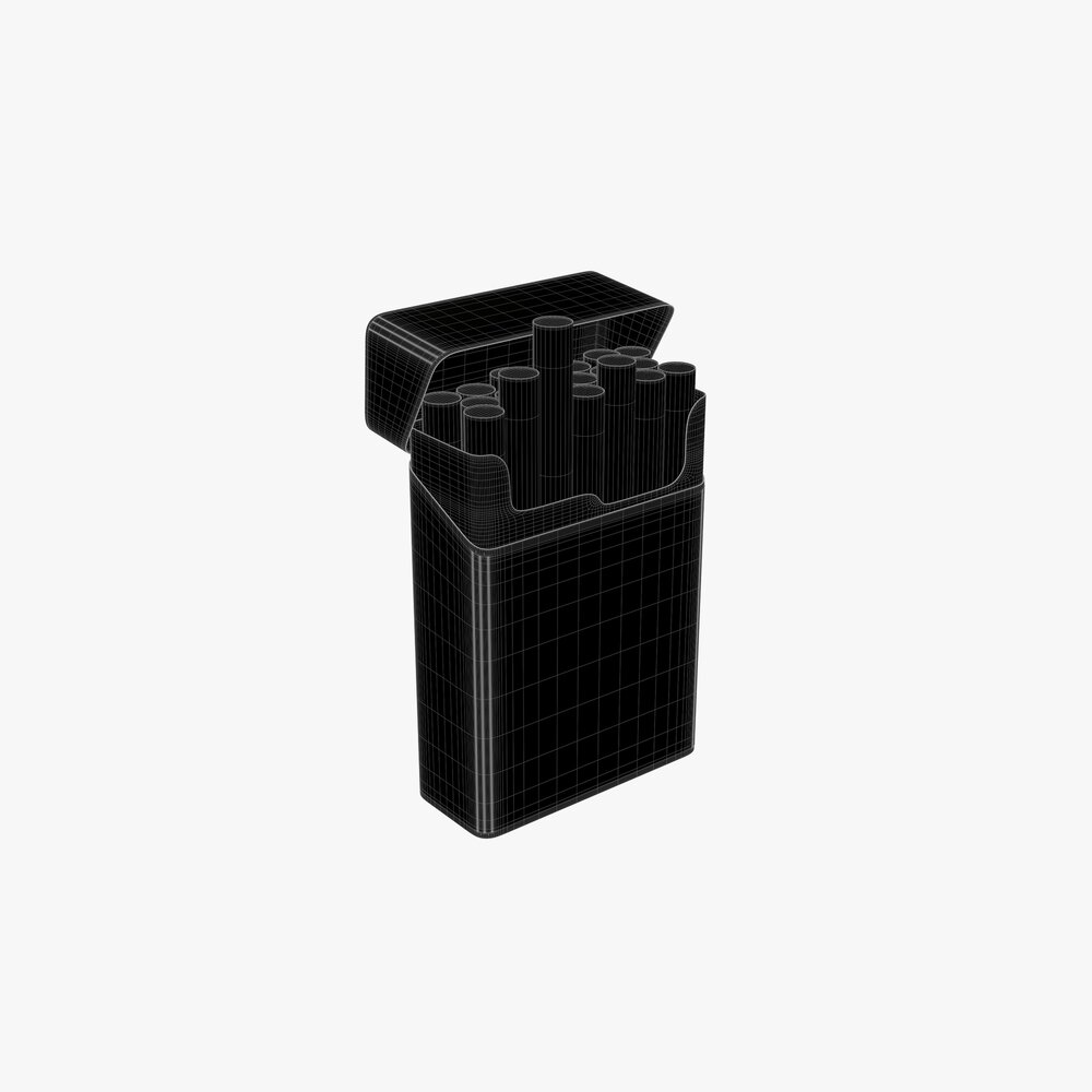 Cigarette Box 3D model - Download Medical Equipment on 3DModels.org