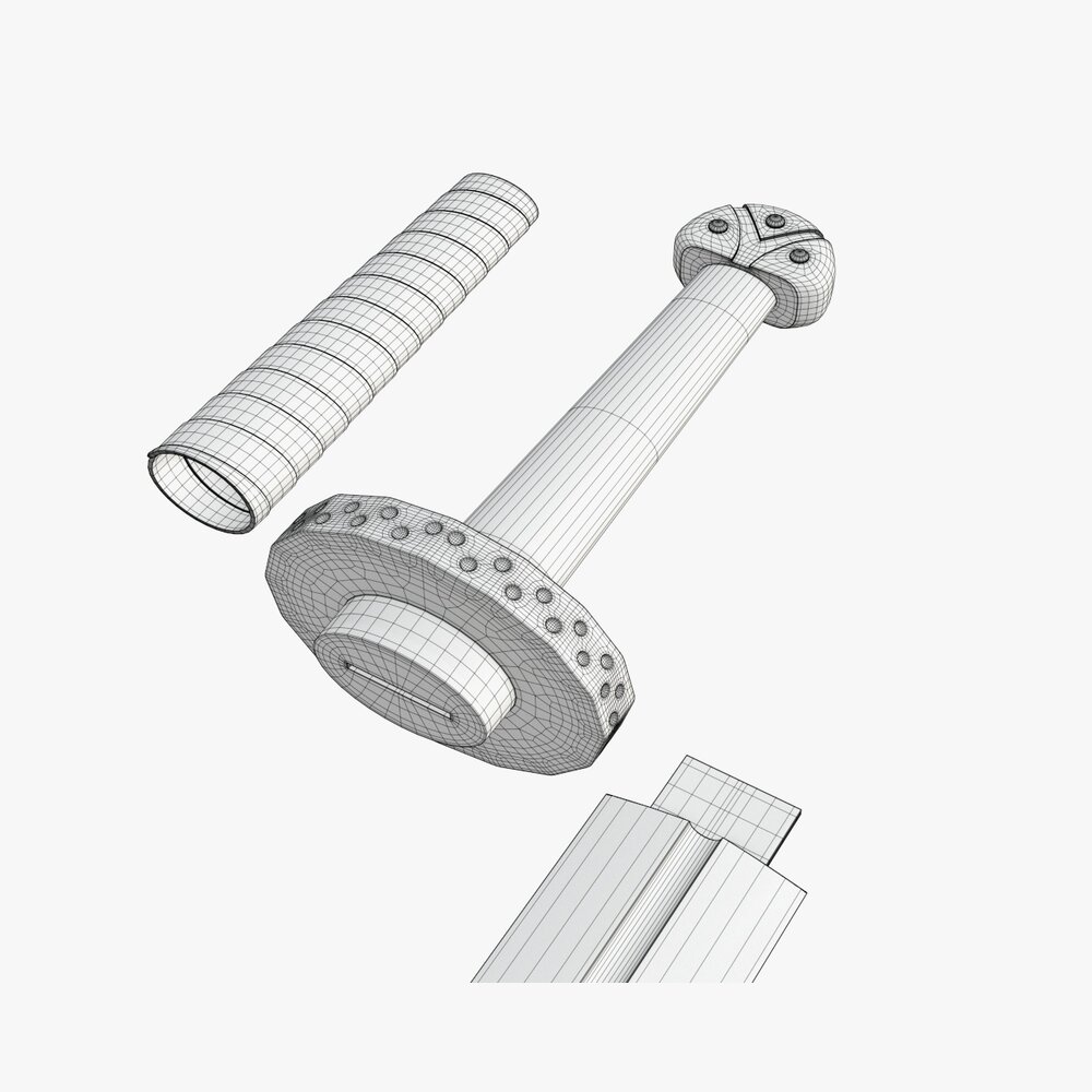 Sword 01 3D model - Download Bladed Weapon on 3DModels.org
