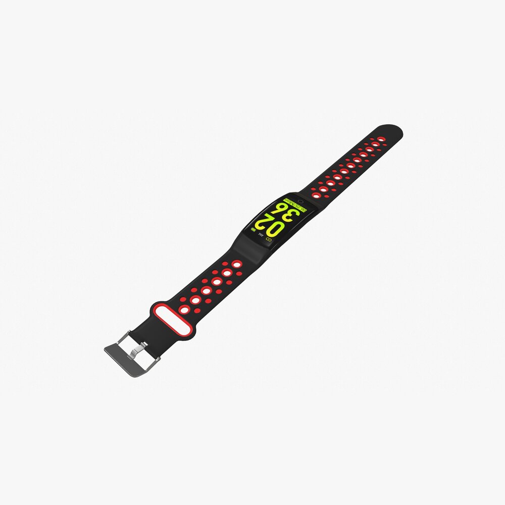 Reloj Inteligente Digital con Correa Deportiva Modelo 3D - Descargar ...