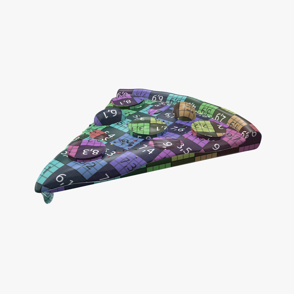 Pizza Slice With Dripping Melted Cheese 3D model - Download Fast food ...