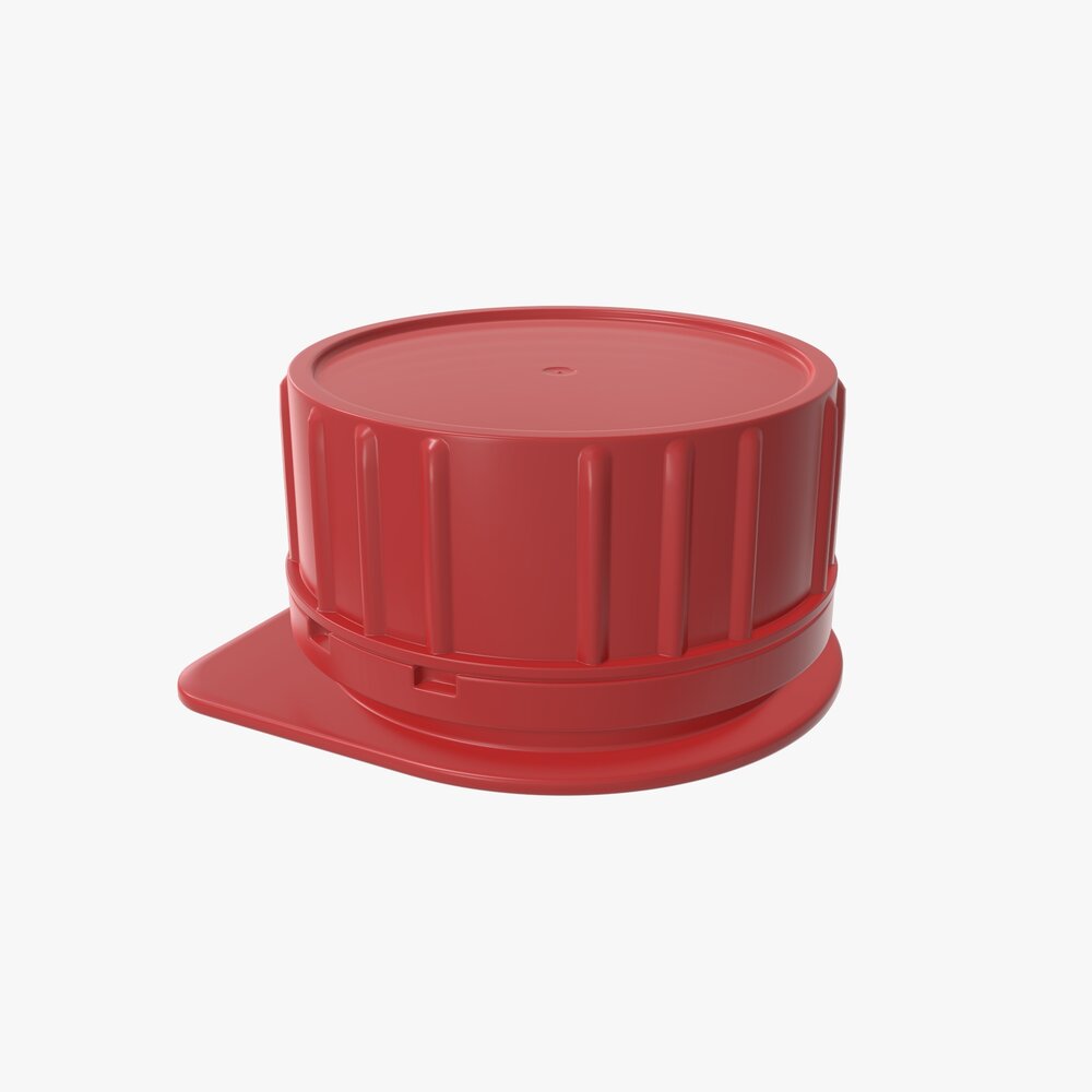 Cap for Cardboard Box Packaging 3D model - Download Bottles, Cans on ...