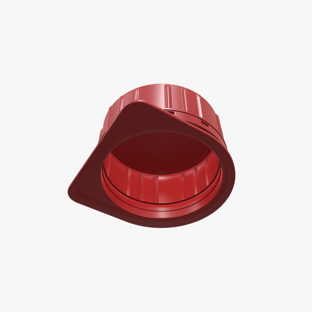 Cap for Cardboard Box Packaging 3D model - Download Bottles, Cans on ...