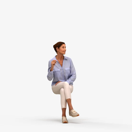 People sitting 3D Models Download - 3DModels.org