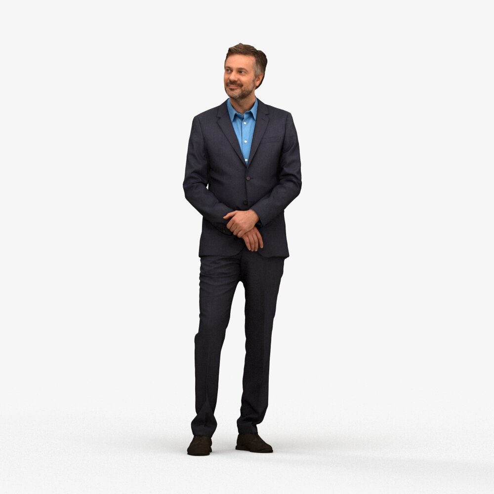 Businessman in Formal Attire Modelo 3D - Descargar Character on ...