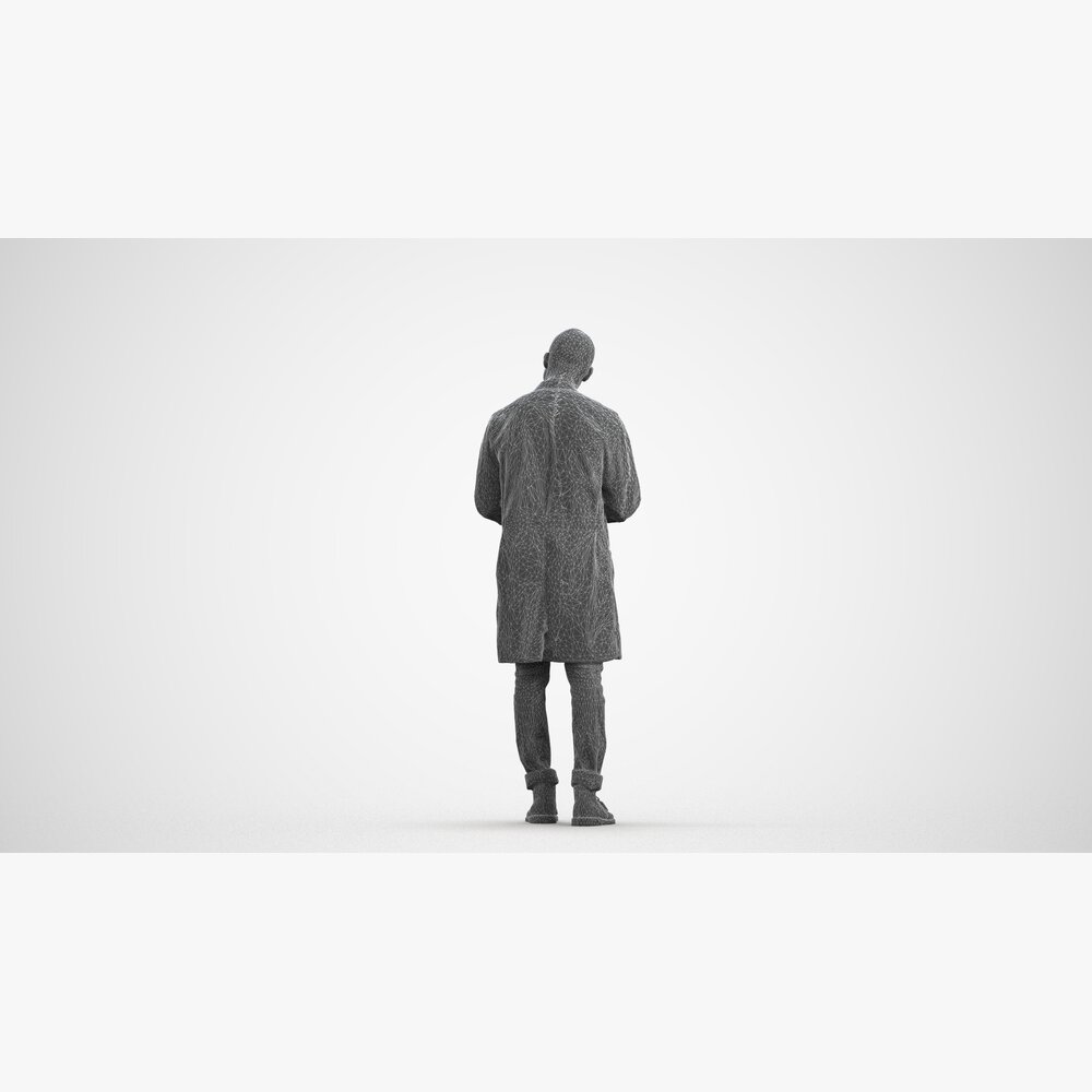 Man In a White Lab Coat 3D model - Download Character on 3DModels.org