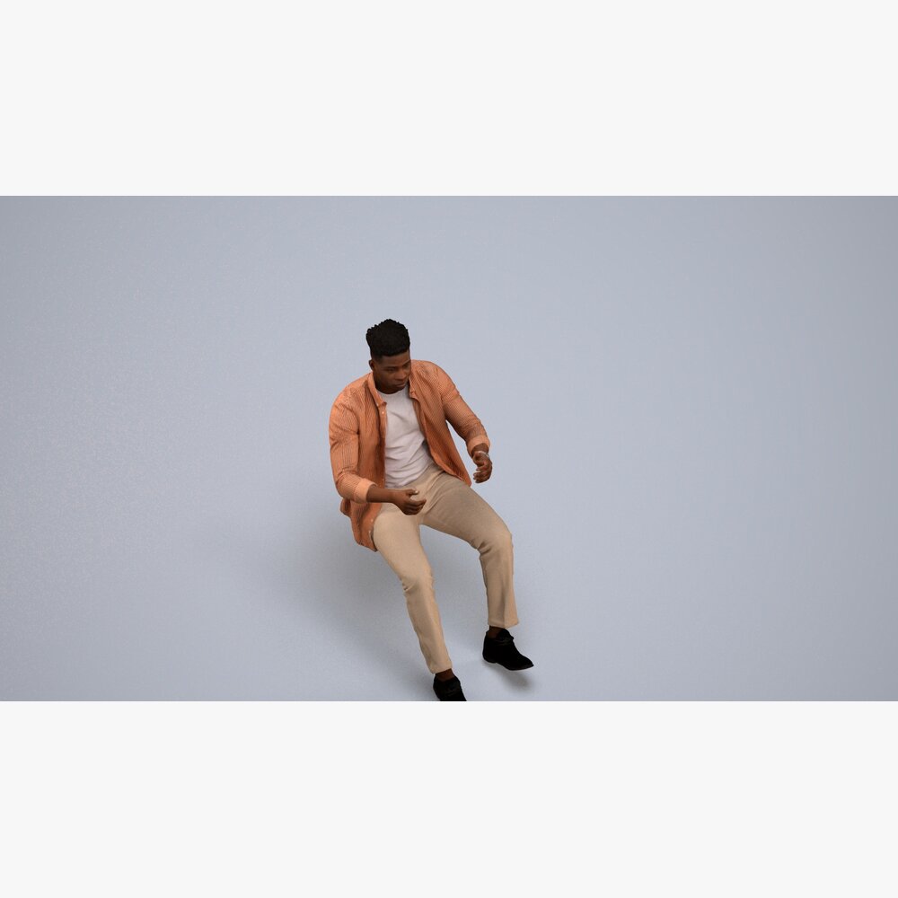 Man In a Casual Suit Driving a Car 3D model - Download Character on ...