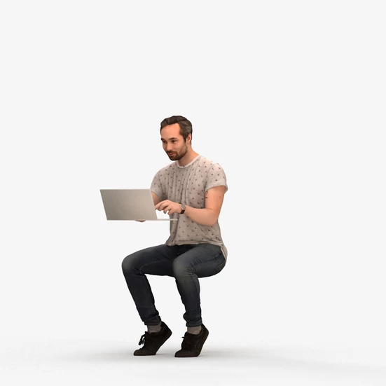 People sitting 3D Models Download - 3DModels.org