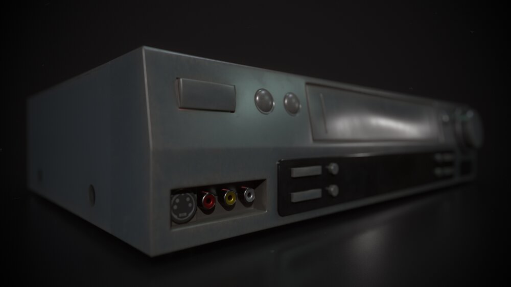 VHS Player 3D model - Download Electronic Accessories on 3DModels.org