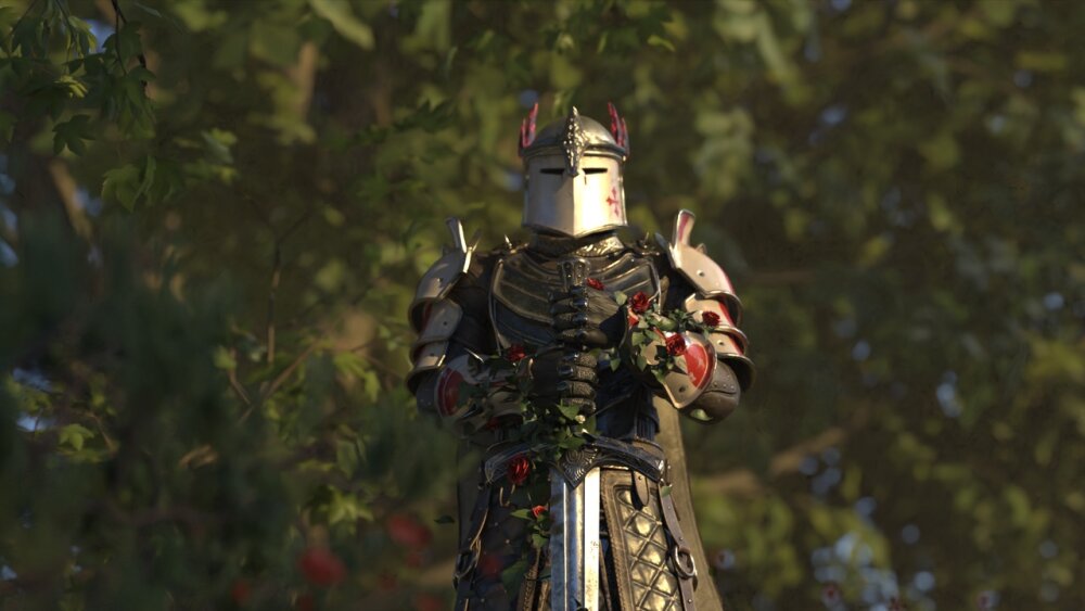 Knight in the Forest 3D model - Download People on 3DModels.org