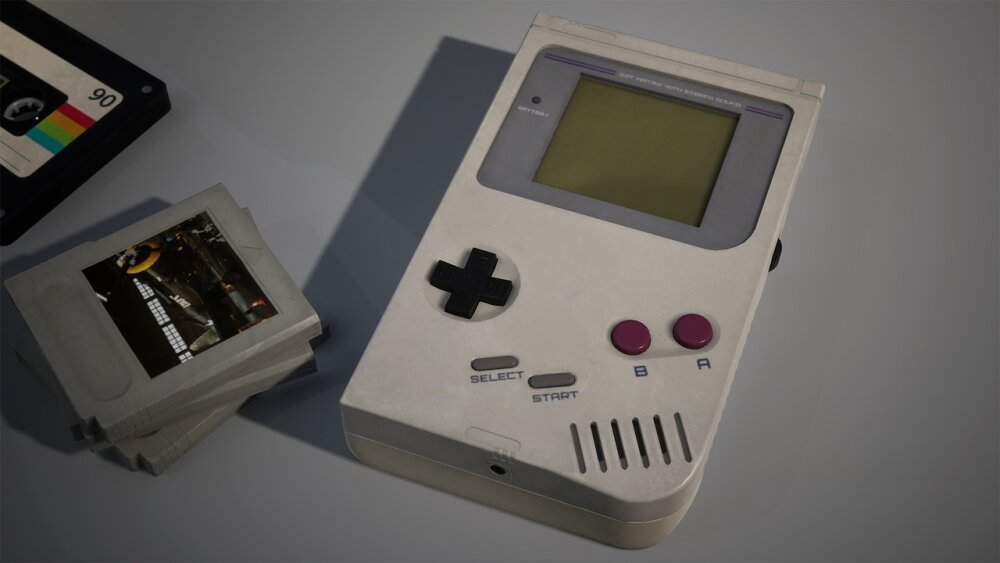 Retro Gadgets 80s Props Vol.02 3D model - Download Electronic ...