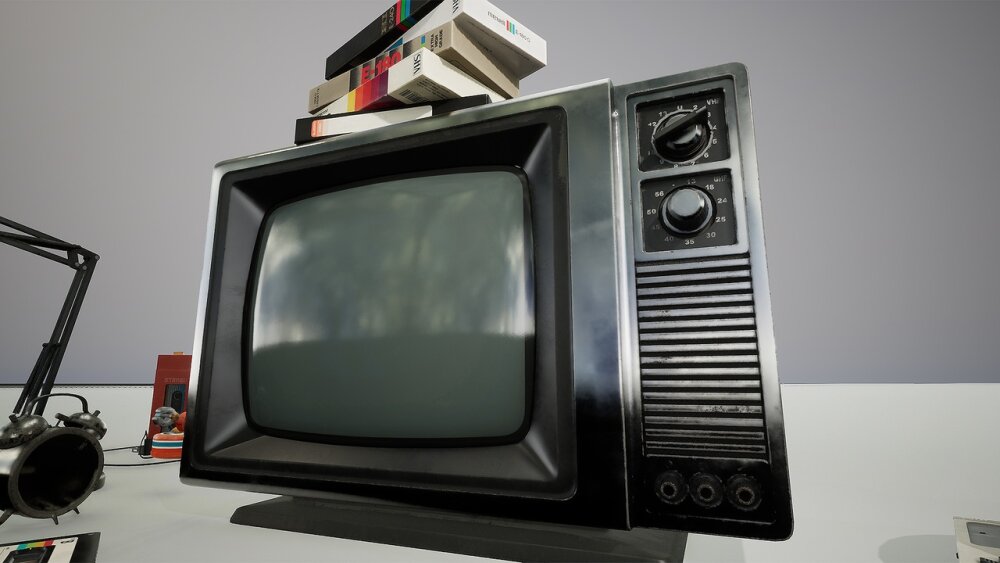 Retro Gadgets 80s Props Vol.02 3D model - Download Electronic ...