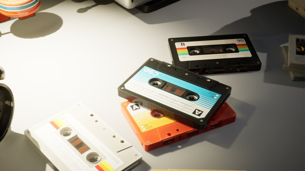 Retro Gadgets 80s Props Vol.02 3D model - Download Electronic ...