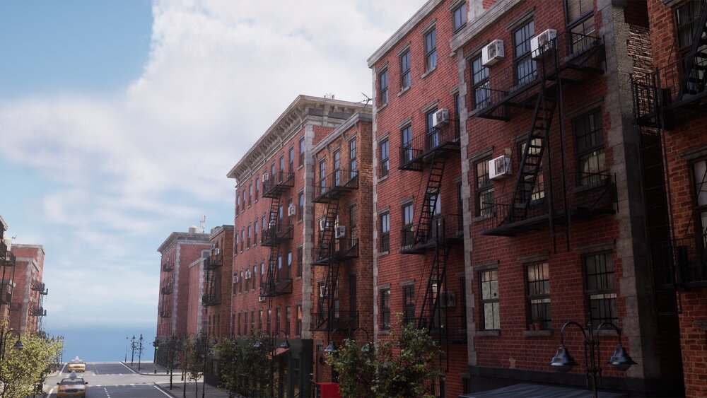 New York Street 3D model - Download City on 3DModels.org