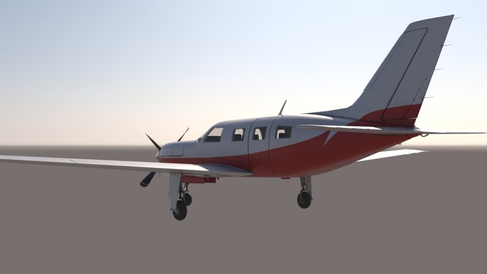 Small Private Plane 3D model - Download Light Aircraft on 3DModels.org