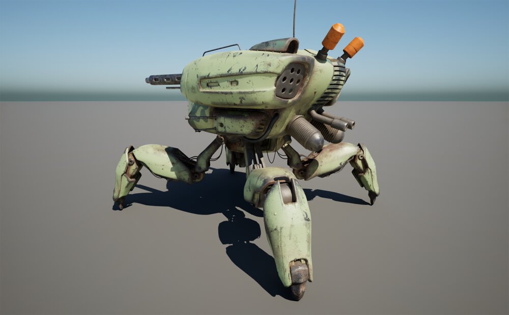 Futuristic War Robot 3D model - Download Robots on 3DModels.org