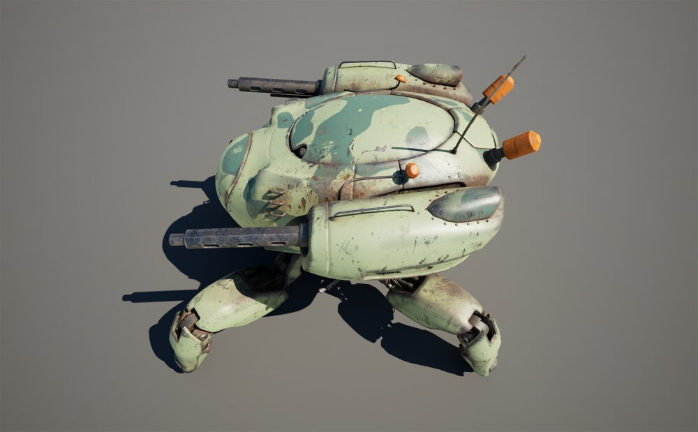 Futuristic War Robot 3D model - Download Robots on 3DModels.org
