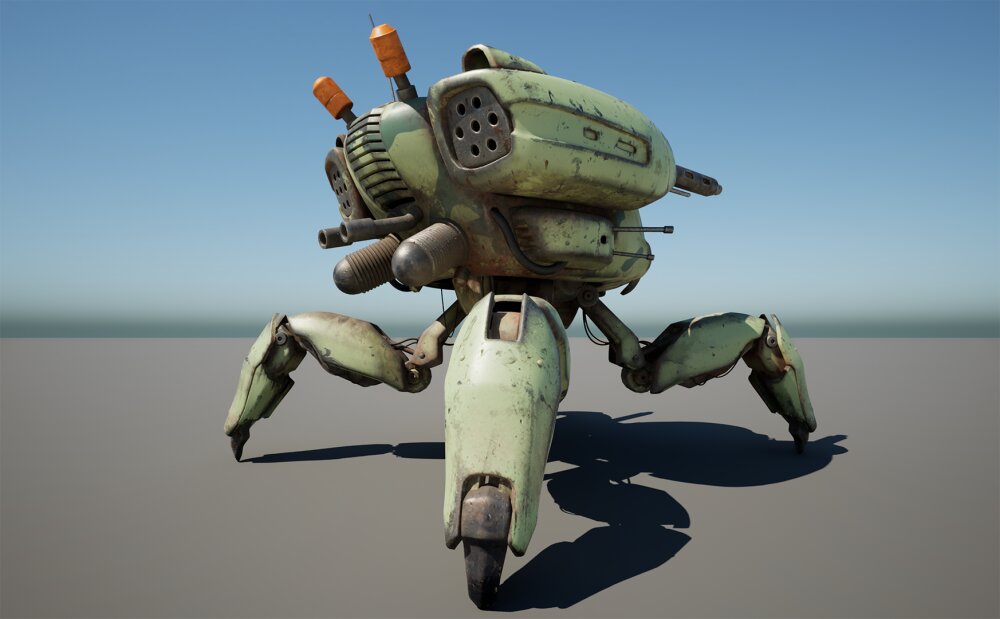 Futuristic War Robot 3D model - Download Robots on 3DModels.org