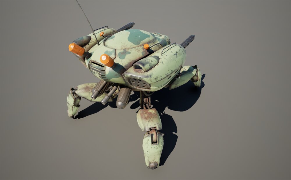 Futuristic War Robot 3D model - Download Robots on 3DModels.org