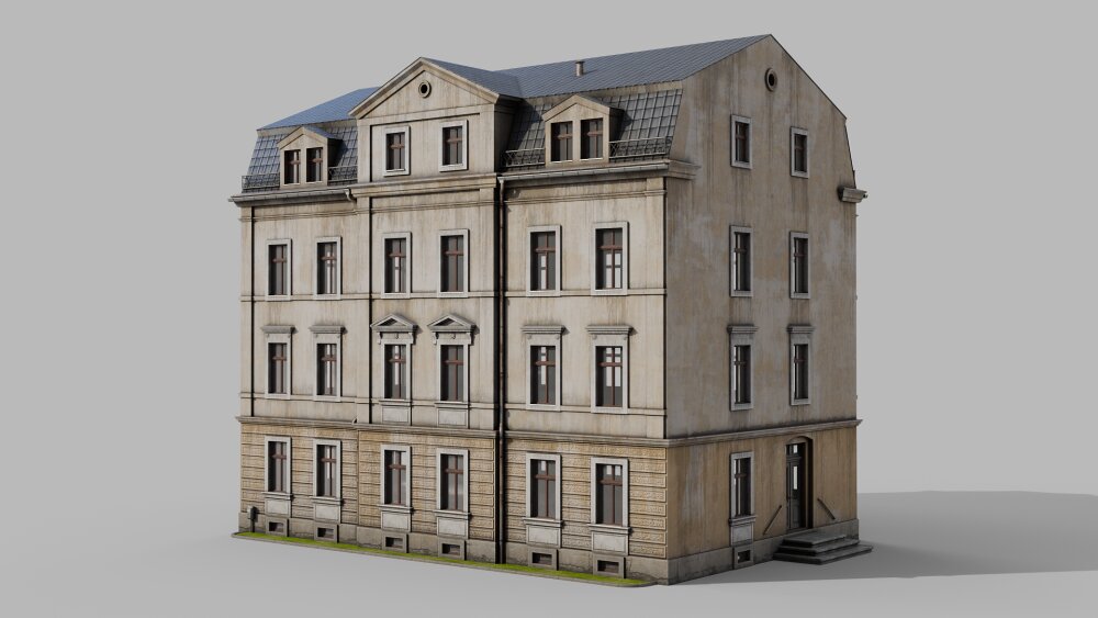 Classic Building 3D model - Download Buildings on 3DModels.org