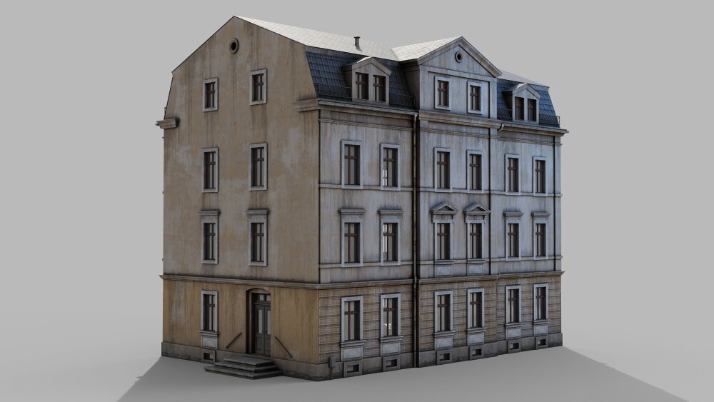 Classic Building 3D model - Download Buildings on 3DModels.org