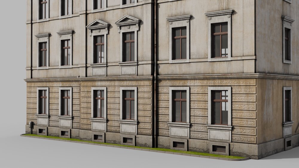 Classic Building 3D model - Download Buildings on 3DModels.org