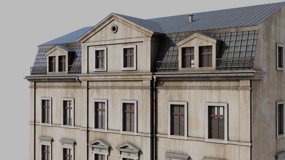 Classic Building 3D model - Download Buildings on 3DModels.org