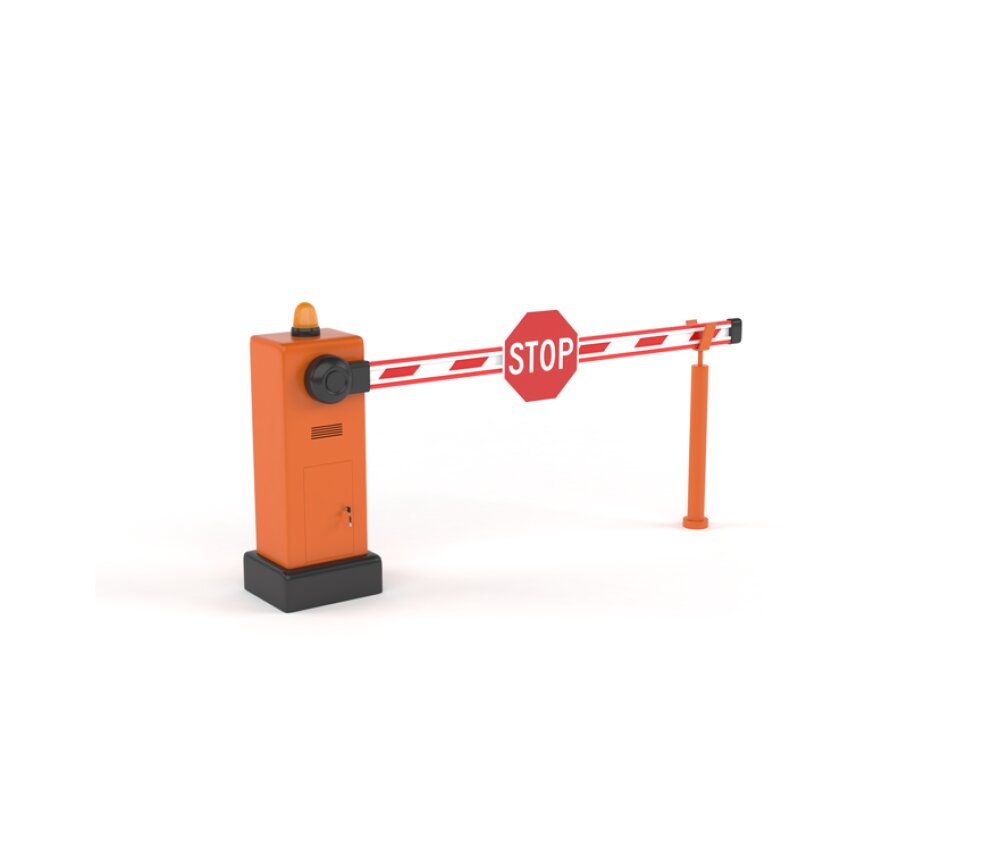 Automatic Barrier 3D model - Download Street elements on 3DModels.org