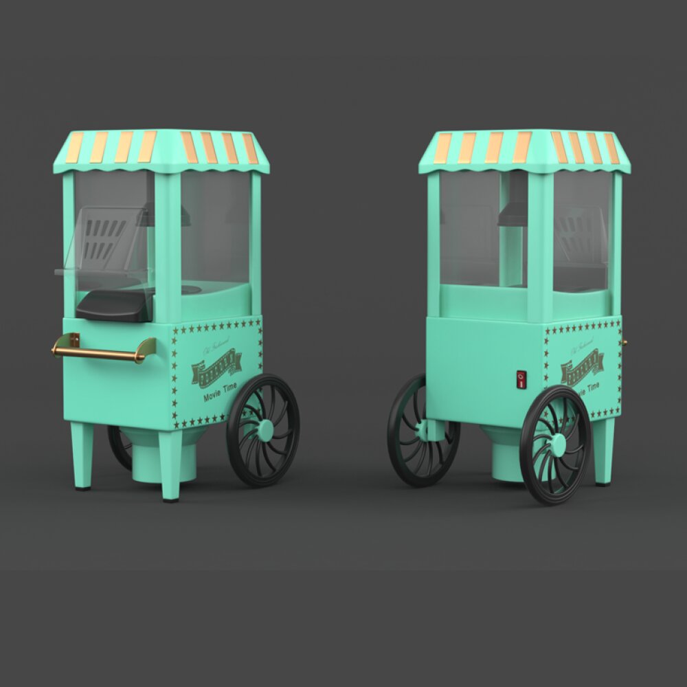 Popcorn Maker Machine 3D model - Download Appliances on 3DModels.org