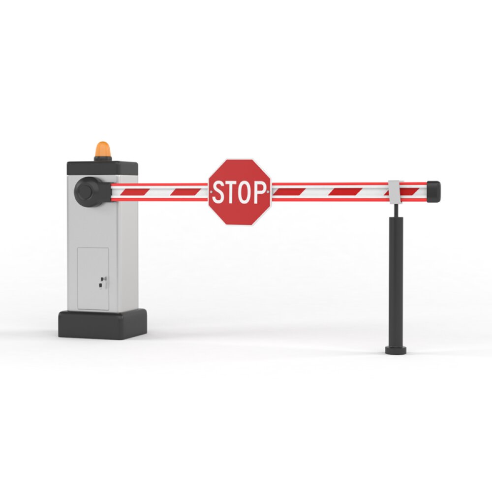 Automatic Vehicle Barrier Gate 3D model - Download Street elements on ...