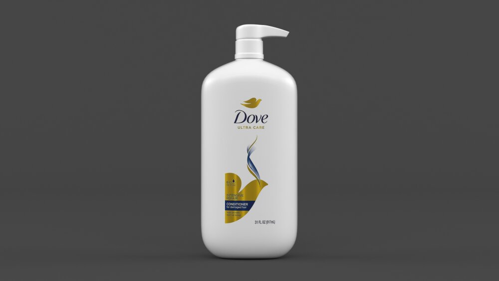 Dove Hair Care Product 3D model - Download Health and Beauty on ...