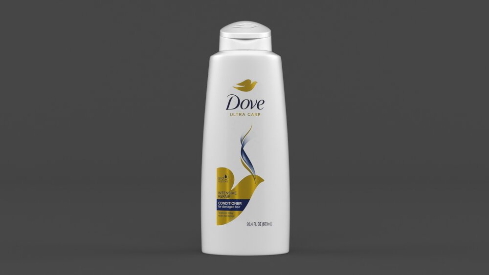 Dove Hair Care Product 3D model - Download Health and Beauty on ...