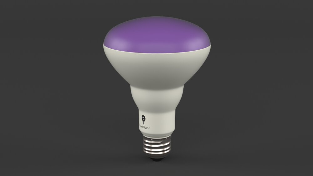 Stylish Purple LED Bulb 3D model - Download Tools on 3DModels.org