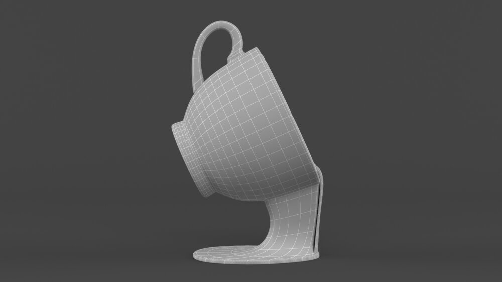 Coffee Cup-Shaped Chair 3D model - Download Chair on 3DModels.org