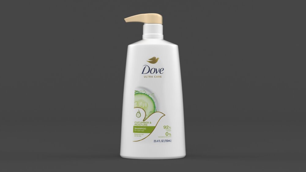 Dove Ultra Care Body Wash Bottles 3D model - Download Health and Beauty ...