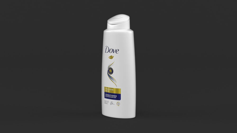 Dove Hair Care Bottles Collection 3D 모델 - 다운로드 아름다움과 건강 on 3DModels.org