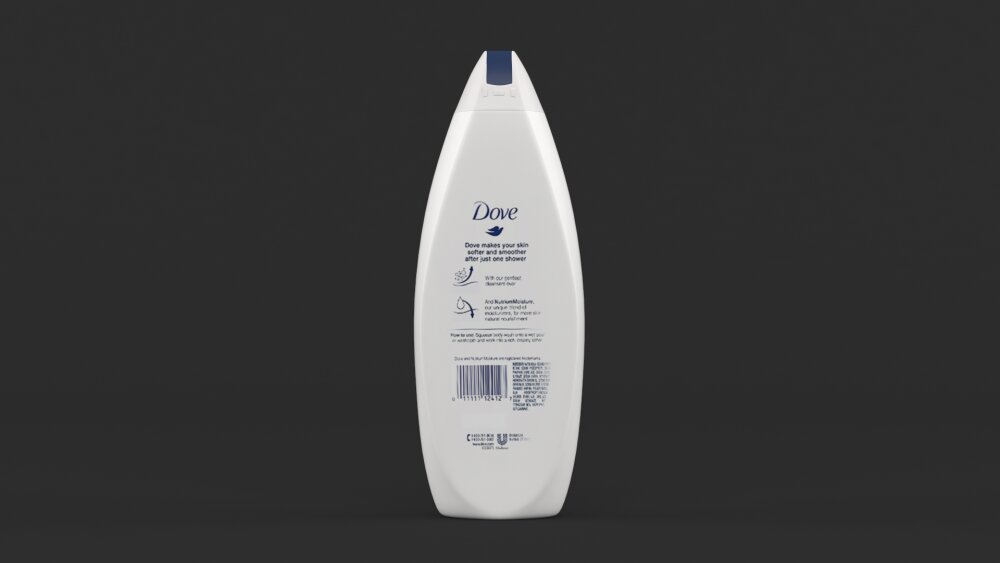 Dove Hair Care Bottles Collection 3D model - Download Health and Beauty ...