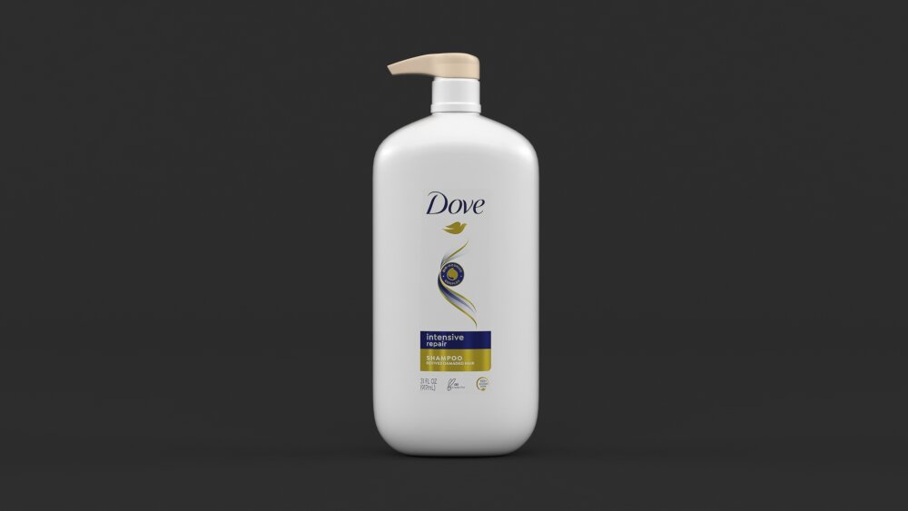 Dove Hair Care Bottles Collection 3D model - Download Health and Beauty ...