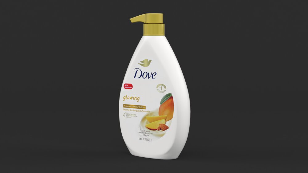 Dove Hair Care Bottles Collection 3D model - Download Health and Beauty ...