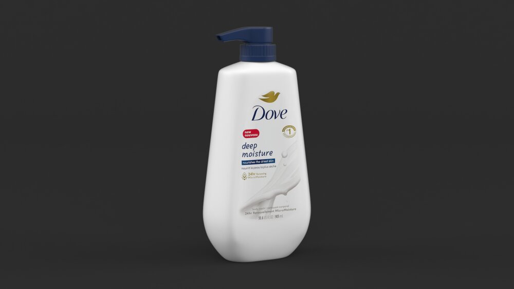 Dove Hair Care Bottles Collection 3D model - Download Health and Beauty ...