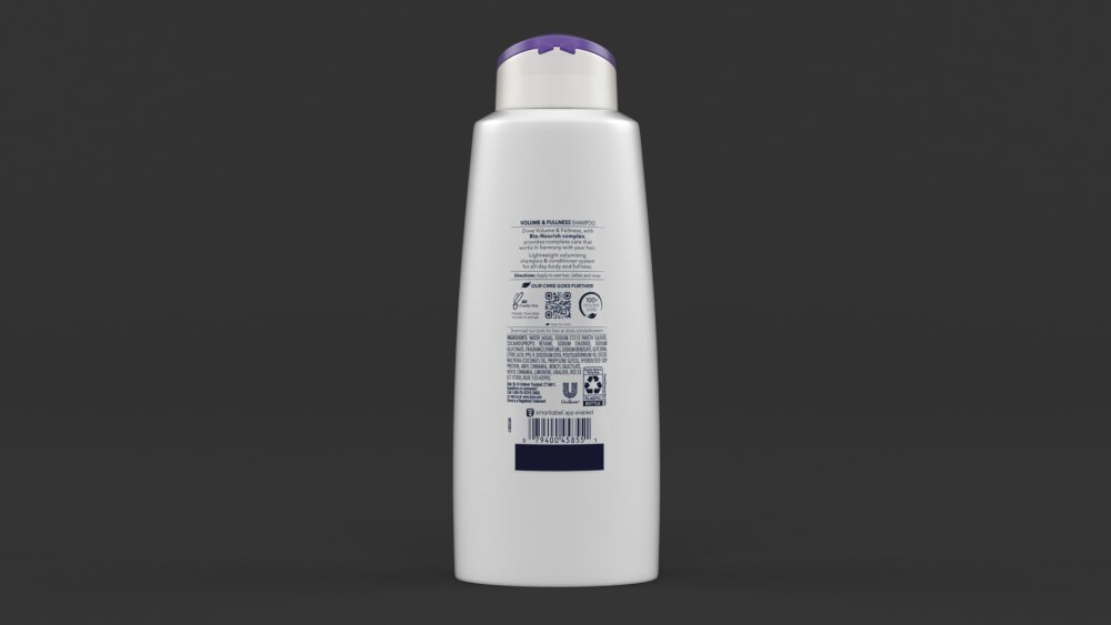 Dove Volume and Fullness Shampoo and Conditioner 3D model - Download ...
