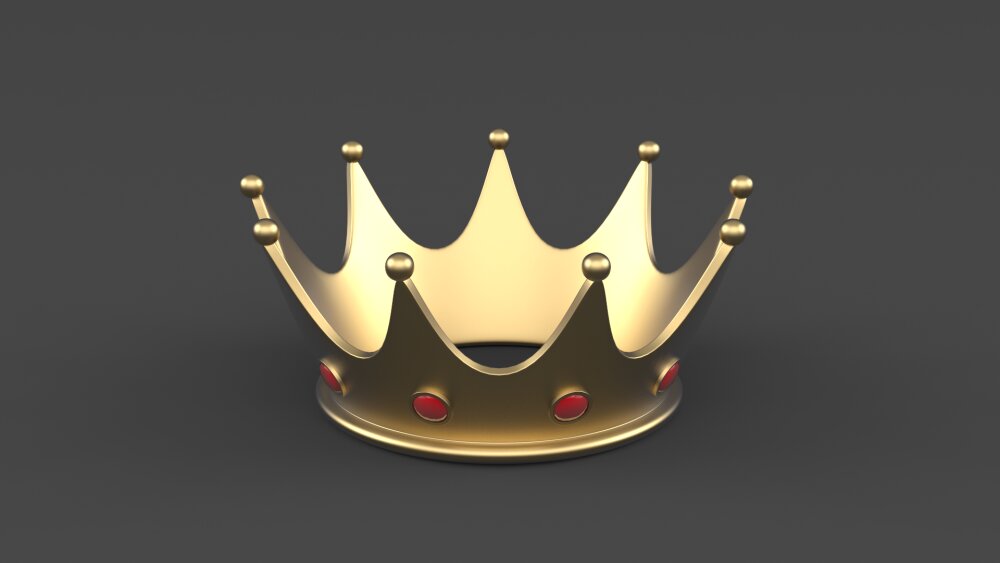Coronas Reales de Oro Modelo 3D - Descargar Joyas on 3DModels.org