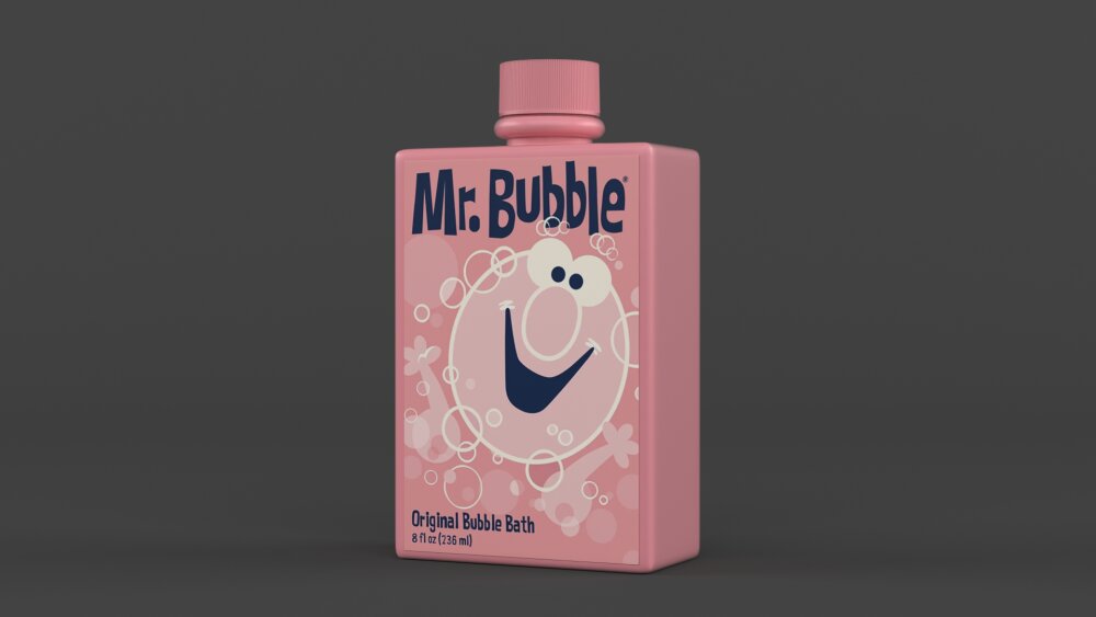 Mr. Bubble Bubble Bath Bottle 3D model - Download Health and Beauty on ...