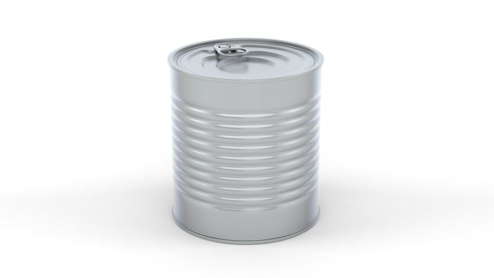Collection of Metallic Tin Cans 3D model - Download Bottles, Cans on ...