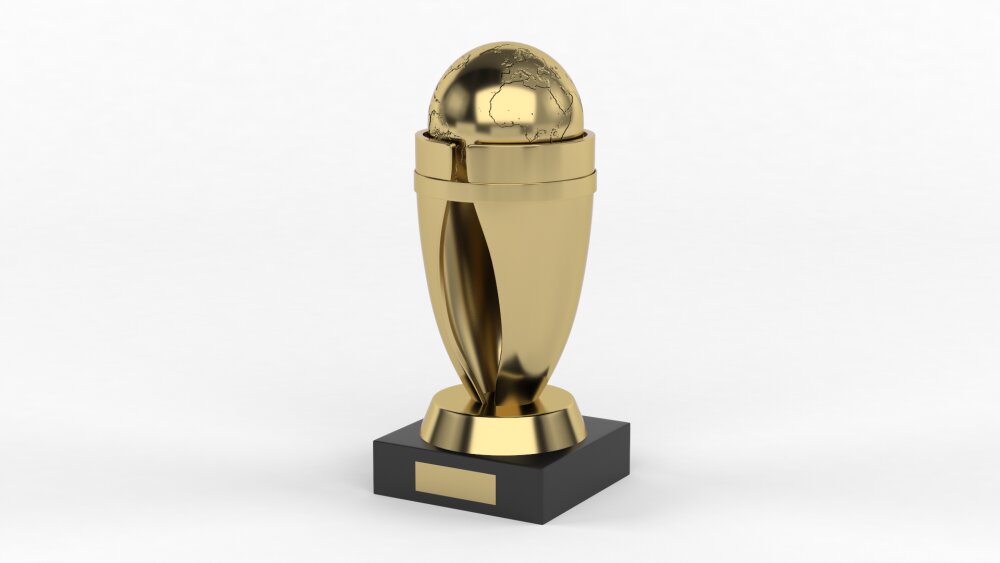 Elegant Gold Trophies 3D model - Download Trophy on 3DModels.org
