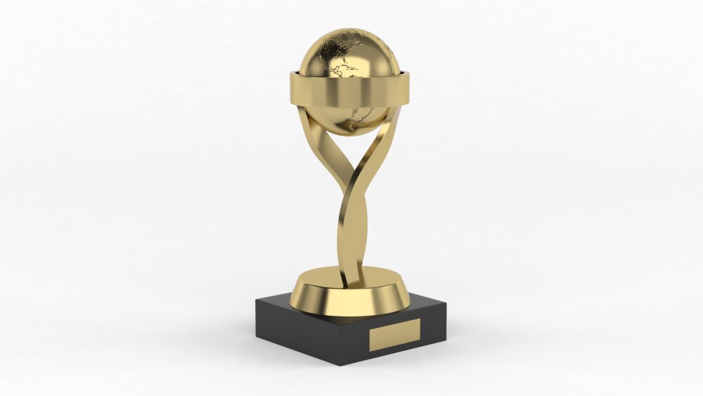 Elegant Gold Trophies 3D model - Download Trophy on 3DModels.org