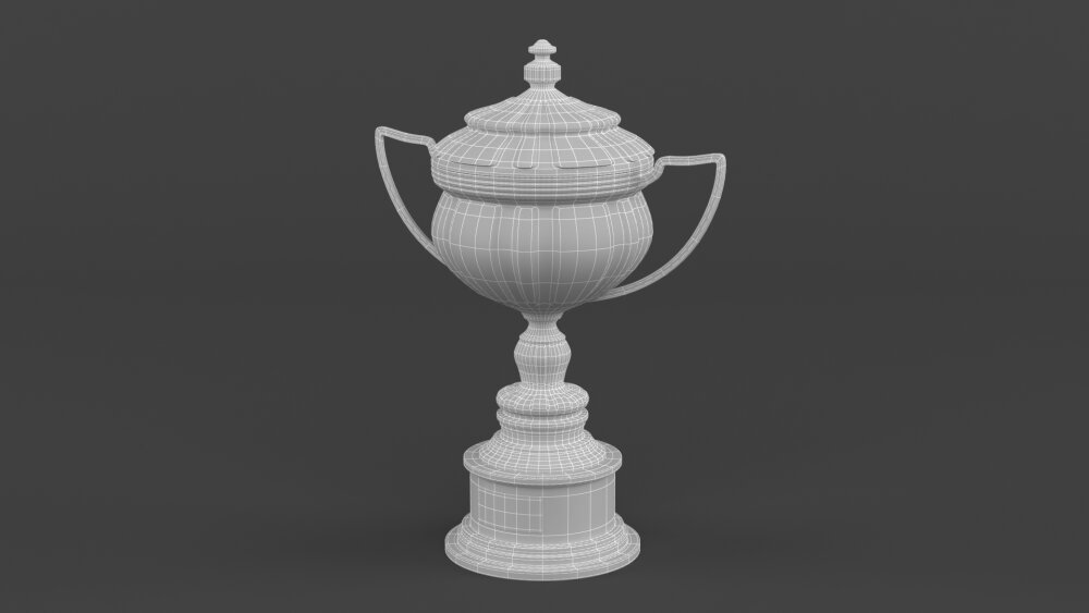 Collection of Golden Trophies 3D model - Download Trophy on 3DModels.org